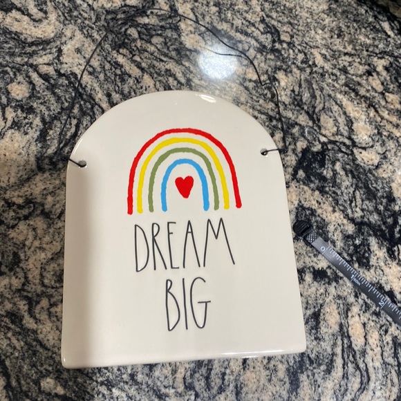 Rae Dunn | Wall Decor | Nwot Rae Dunn Hanging Plaque With Words Dream ...
